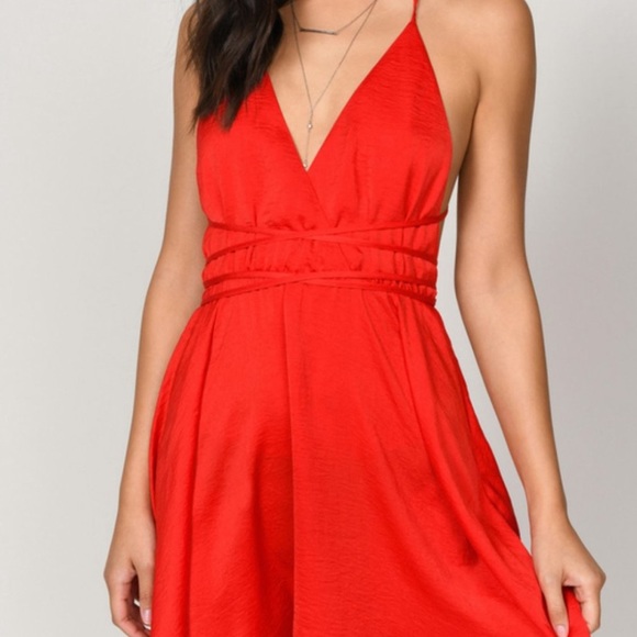 Tobi | Dresses | Tobi Red Dress Perfect For Taylor Swift Eras Tour ...